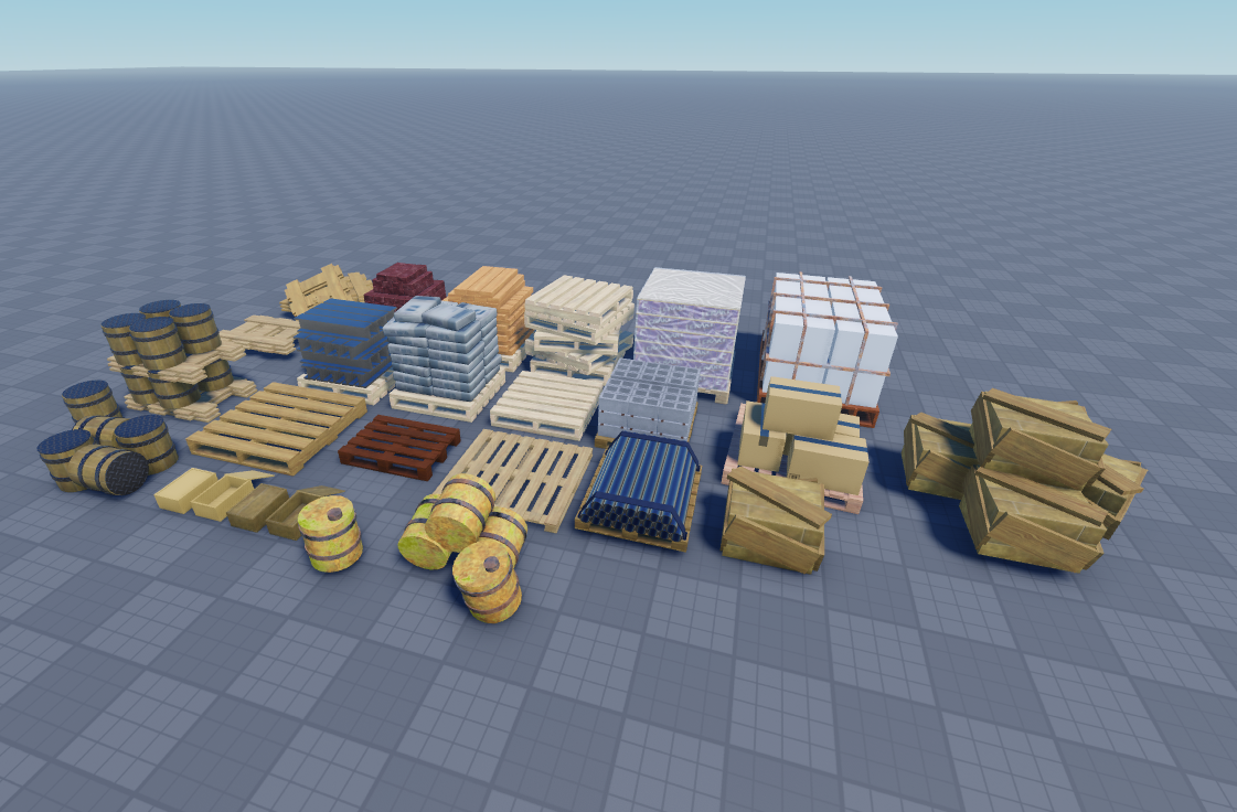 Versatile Pallet Set – For Construction & Facility Maps by Glory_Asset