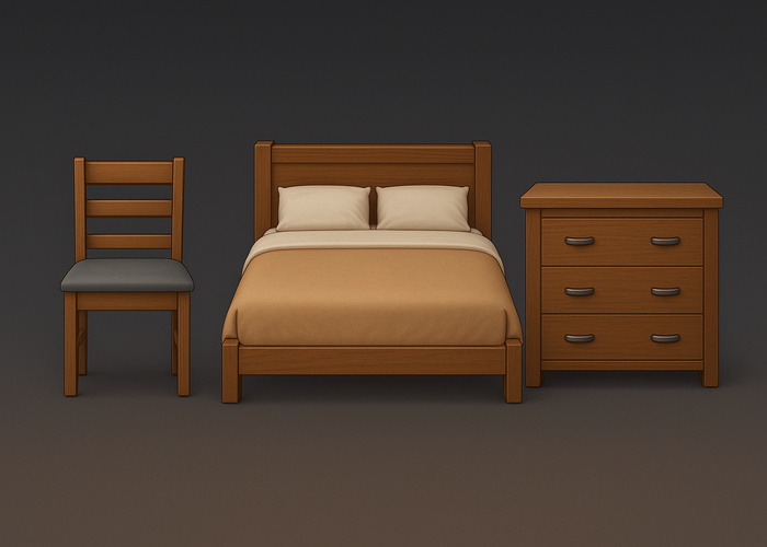 2D Game Home Furniture Pack by AntBag