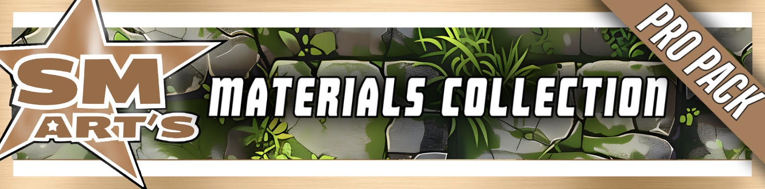 Materials Collection - PRO PACK - 250 High-Quality Stylized Materials ...
