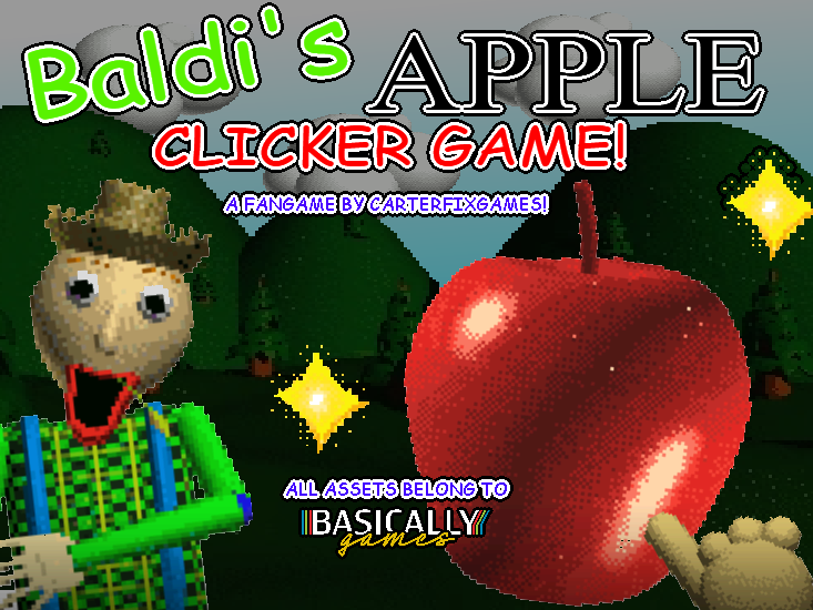 Baldi's apple clicker game! by CarterFixGames