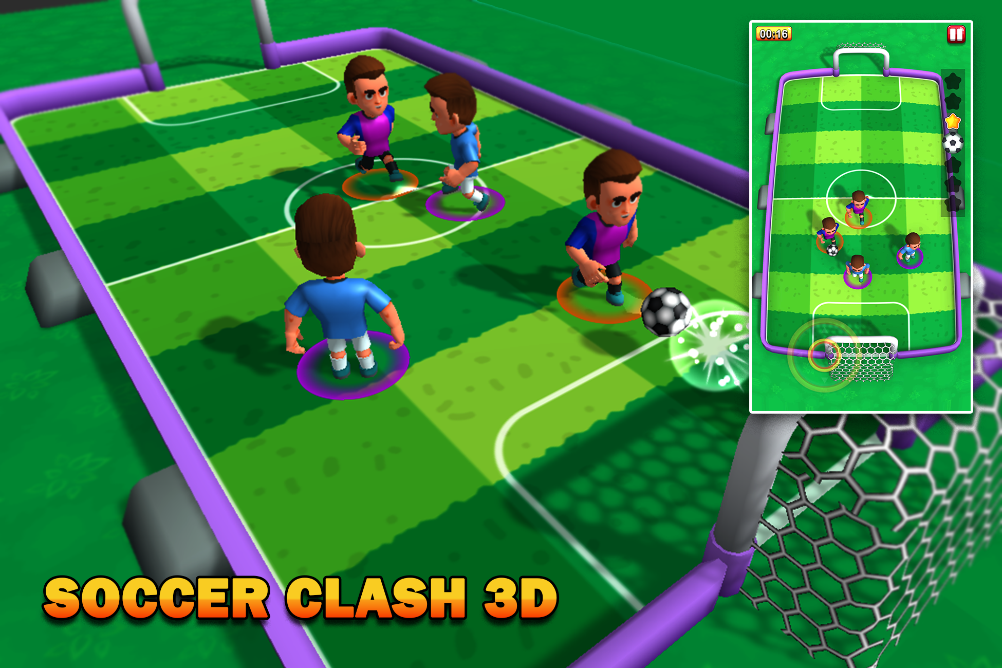 Soccer Clash 3D - Unity Game Template by Black Rose Developers