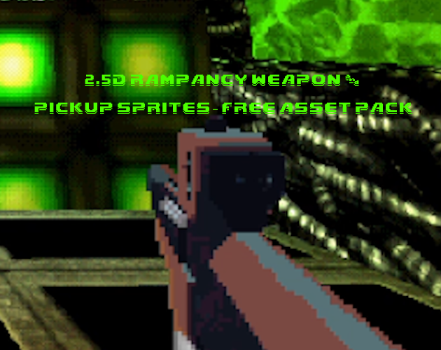 2.5D Rampancy Weapon & Pickup Sprites – Free Asset Pack by LAZY SPAR7AN ...