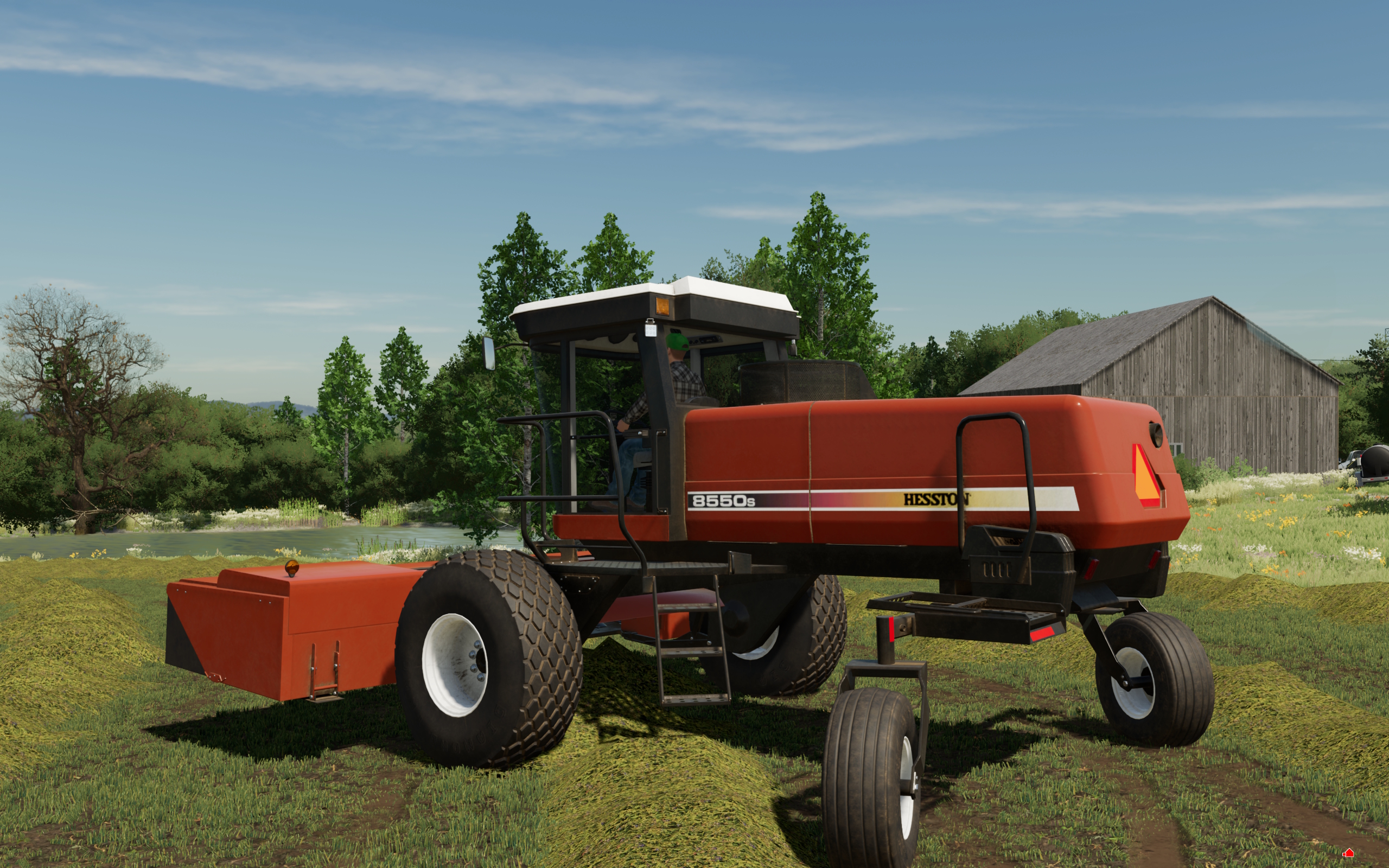 FS22 AGCO Swather Pack Edit by Green Acres Modding