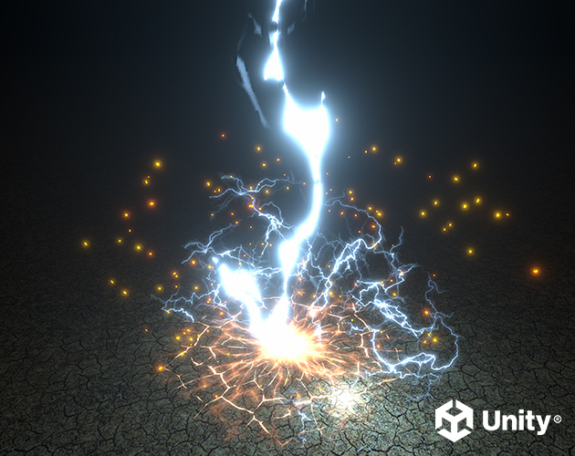 Unity Vfx Lightning Attack 003 By N2 Studio