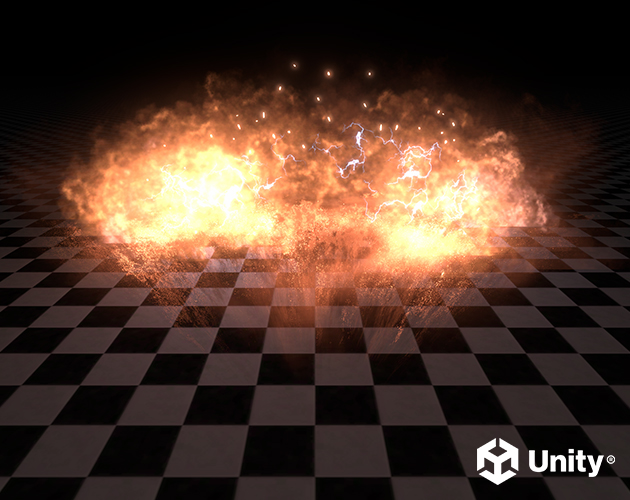 Unity VFX - Fire Burst 001 by N2 Studio