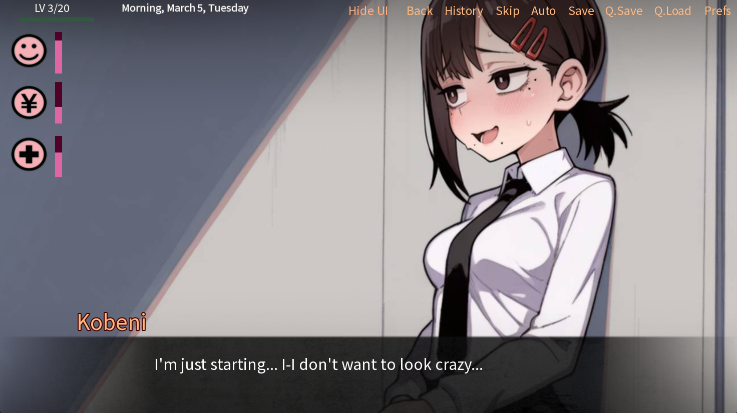 V1.4: Bath scenes, highscore & new dialogues - Kobeni Sloppy Blowjob Devil by DoujinSoft