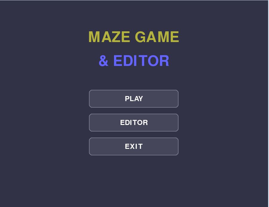 Maze game with map generator by Uszak