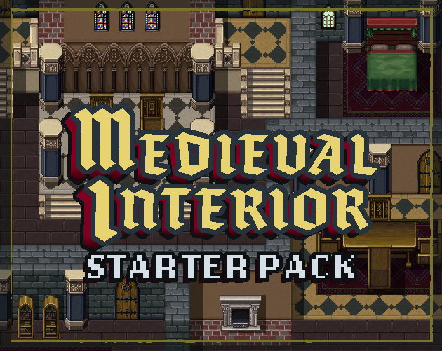 Medieval Interior - Starter RPG Tileset by Hypnobius