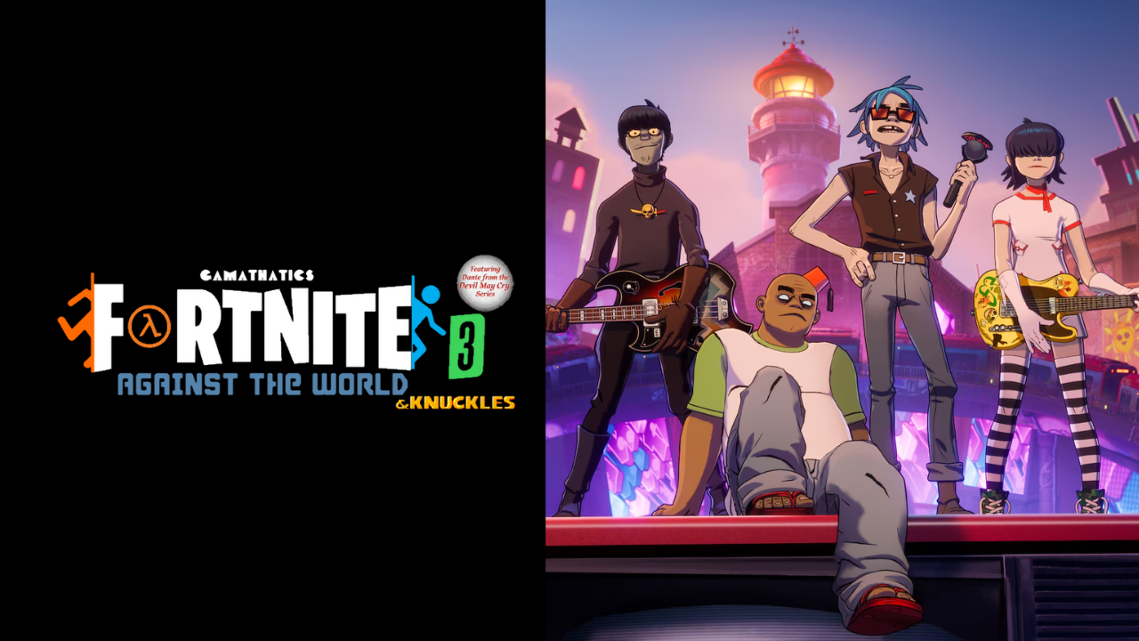 Gorrilaz in FN3! - Fortnite 3 Against the world & Knuckles (Featuring Dante from the Devil may ...