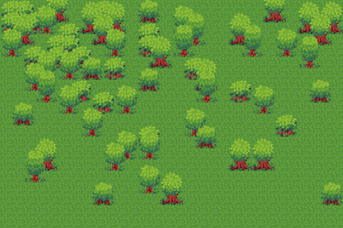 Simple Nature: Animated Meadow Trees by Neivik