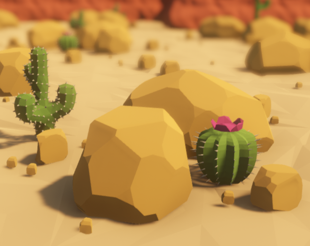 Low Poly Desert Pack by Teacup Interactive