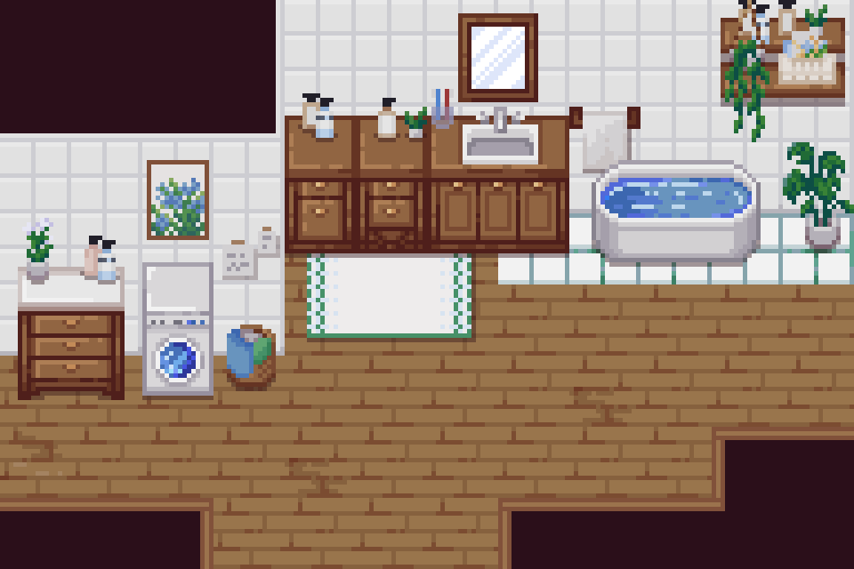Interior - Cozy Cottage Tileset by antarcticbees