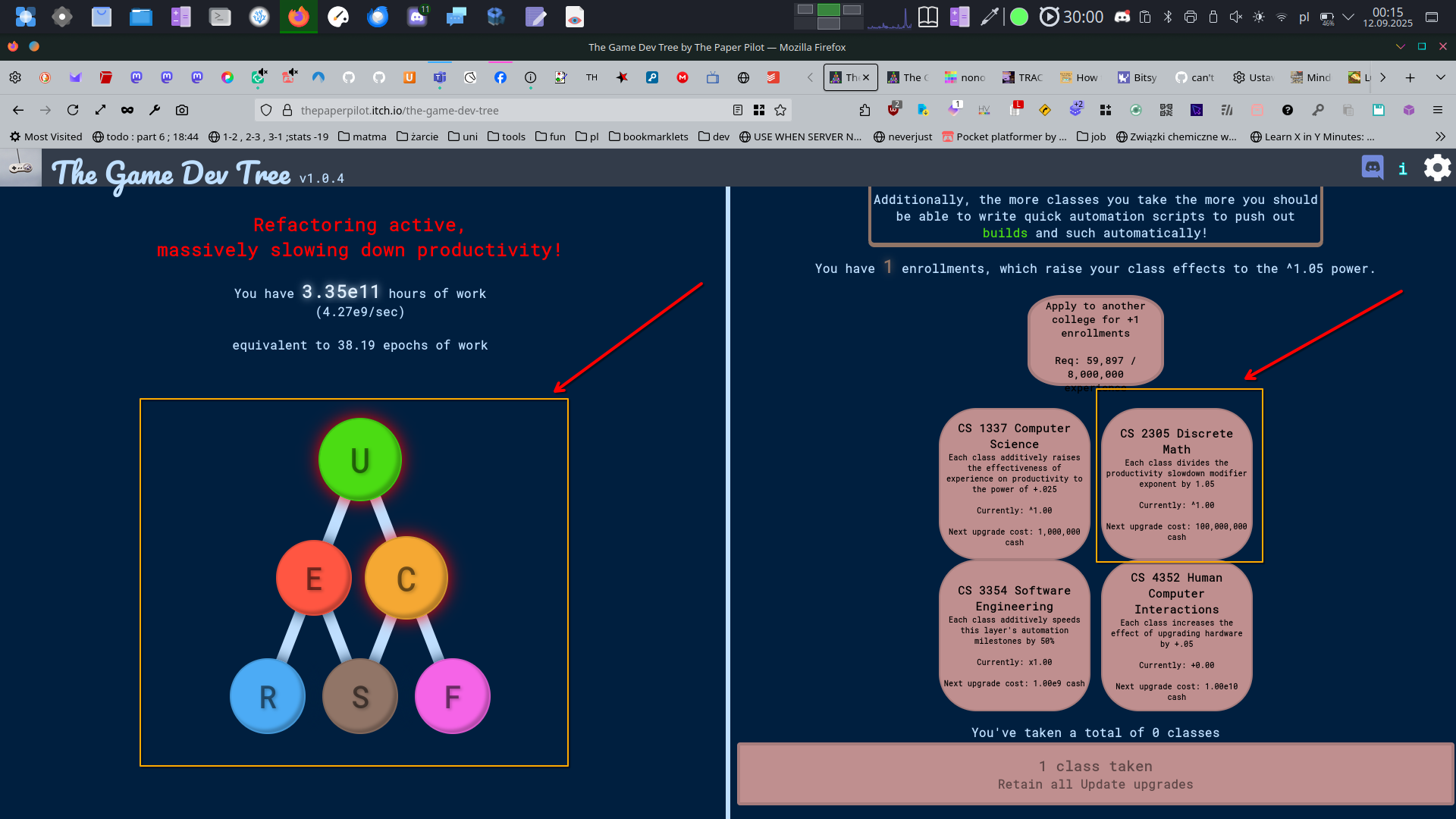 The Game Dev Tree by The Paper Pilot