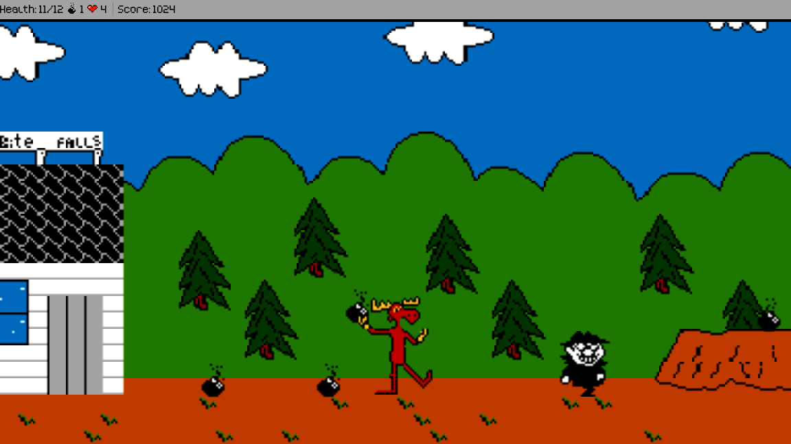 Rocky and Bullwinkle bomb mechanics - Re: NES Flops by Moose At Play