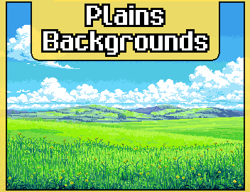 Backgrounds - Plains (Pixel Art, RPG) by Gold Head