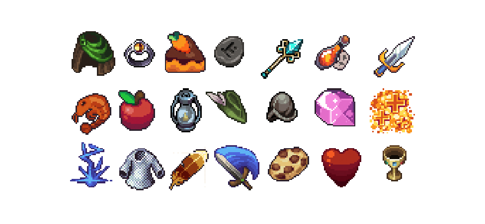Raven Fantasy HD Ultimate - RPG Icons, Pixel Art Icons, Textures and ...