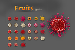Fruits Sprite by Rothanavatar