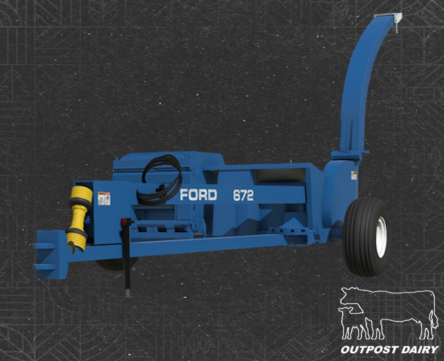 FS25 Ford 672 Chopper by Outpost Dairy