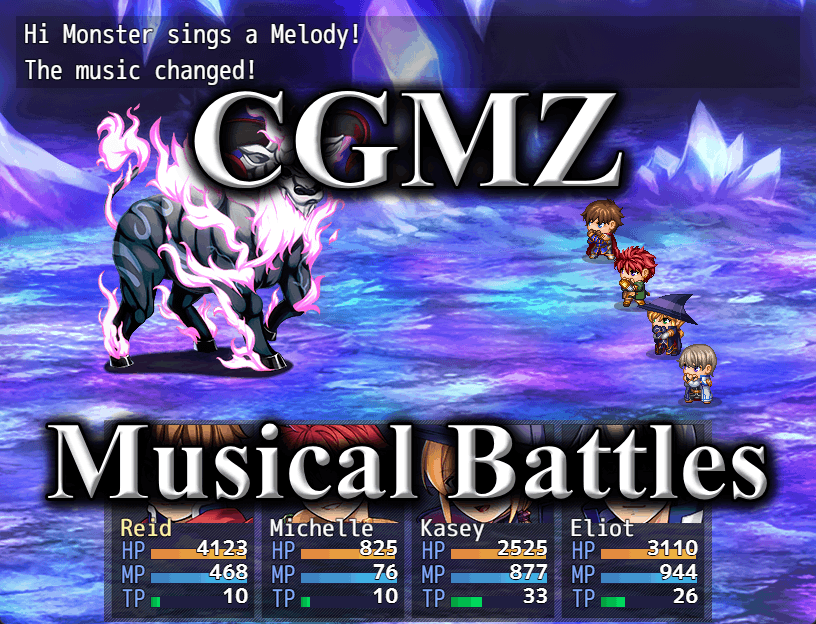 [CGMZ] Musical Battles for RPG Maker MZ by Casper Gaming