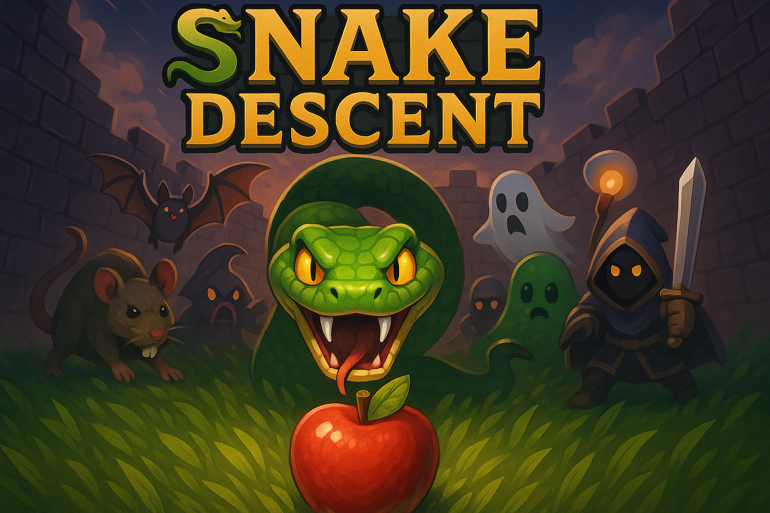 Snake Descent 🐍 by paweljarosz