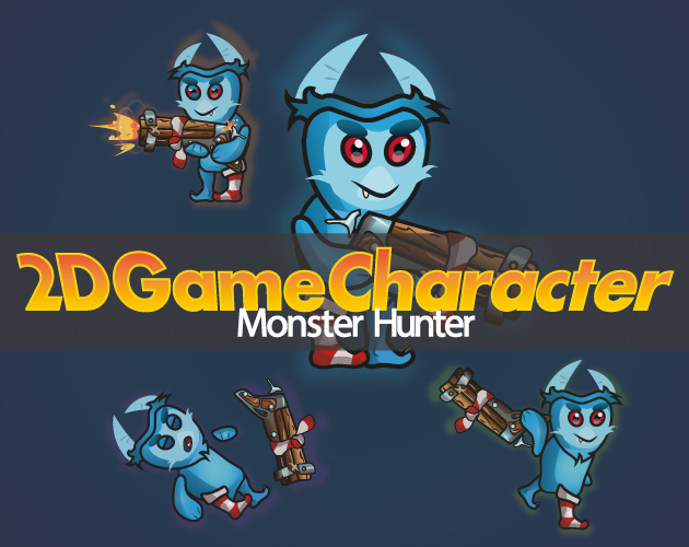 2D Character - Monster Hunter by crisPlease