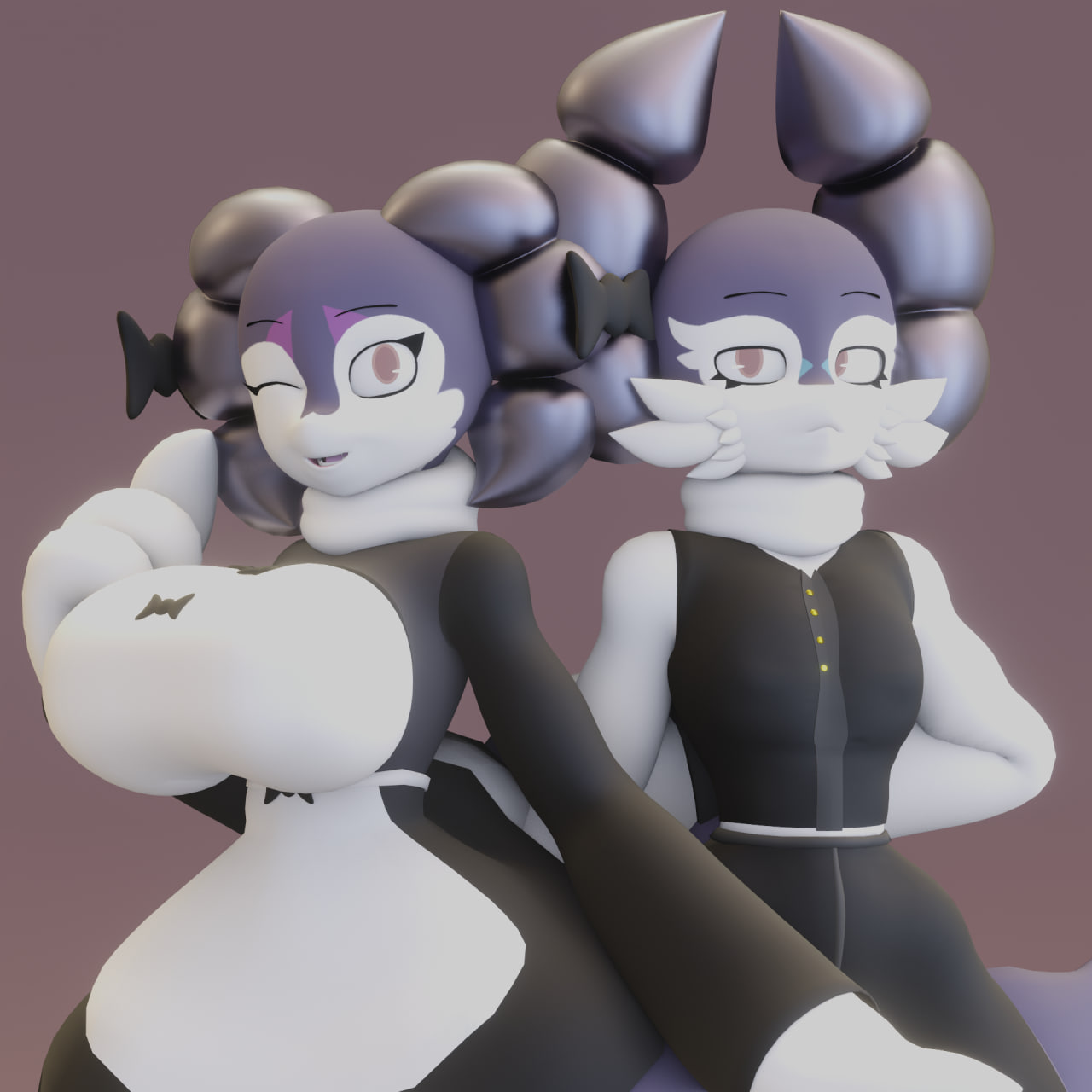 Indeedee (Blender&SFM) by LusterBlaze