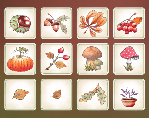 Cozy Autumn Art Asset Pack by Humane Tiger