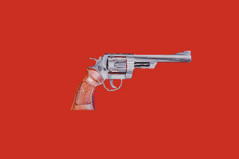 PS1/PSX retro revolver asset | Smith & Wesson by Shayno