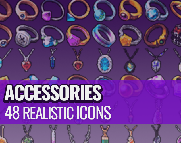 Realistic 32x32 Accessories Icon Pack by SODA
