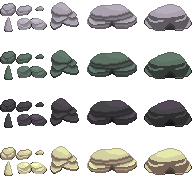 2D Rock pack 1 by Ted Awesomesauce