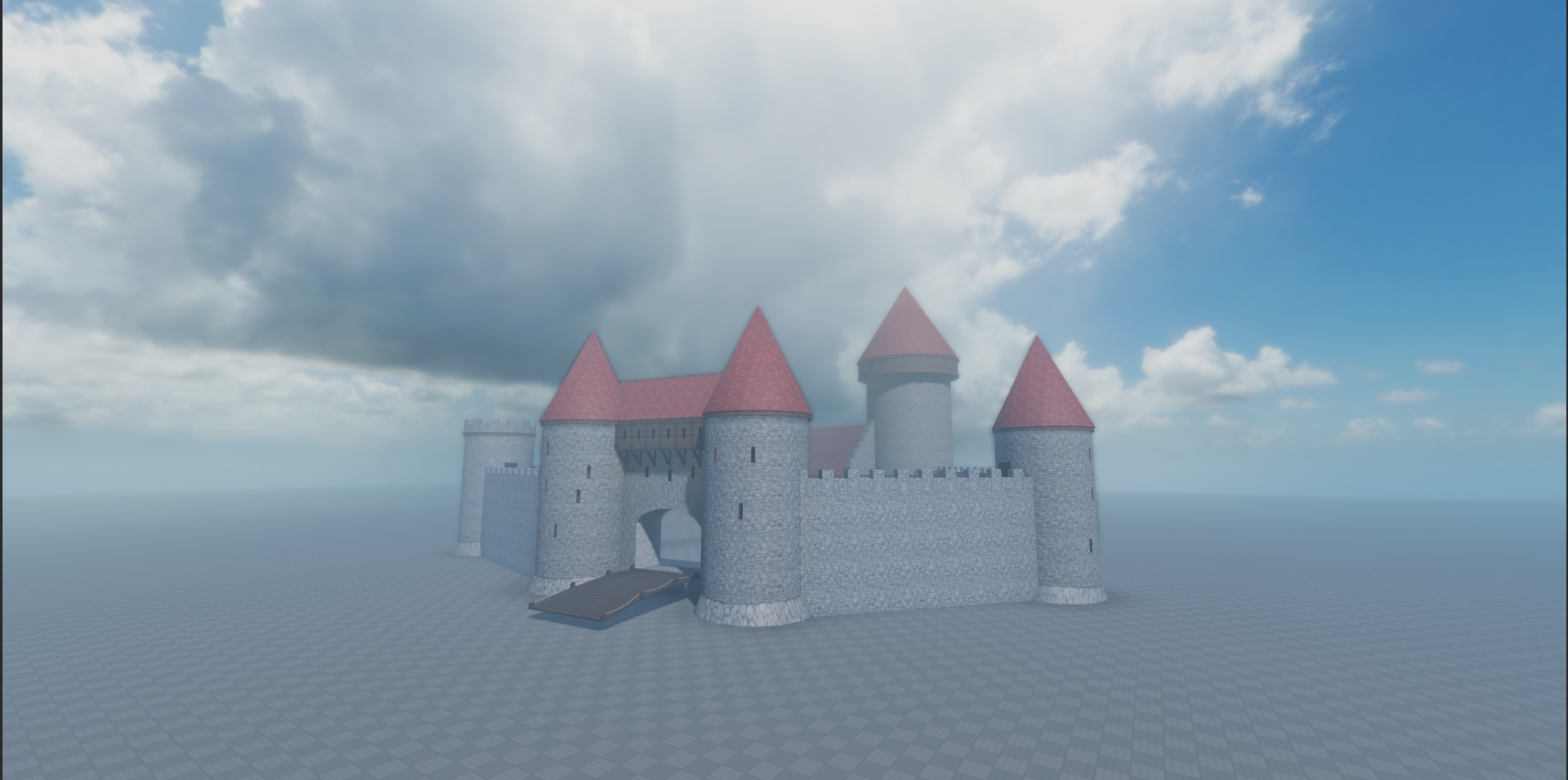 Free Roblox Castle Model – Optimized Medieval Asset for Roblox Studio ...