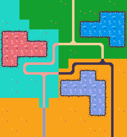 Simple Pixel Art Tileset | 3 Biomes | Top-Down by LeDesagreable