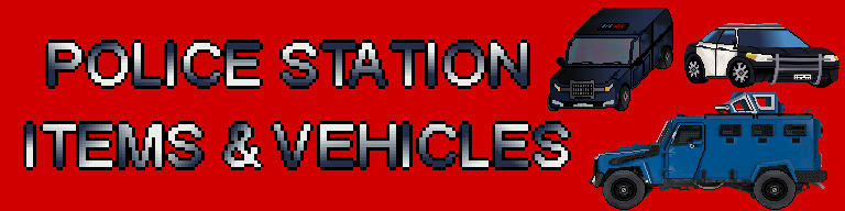Police Station Items & Vehicles Pack (FREE) by MtPixls