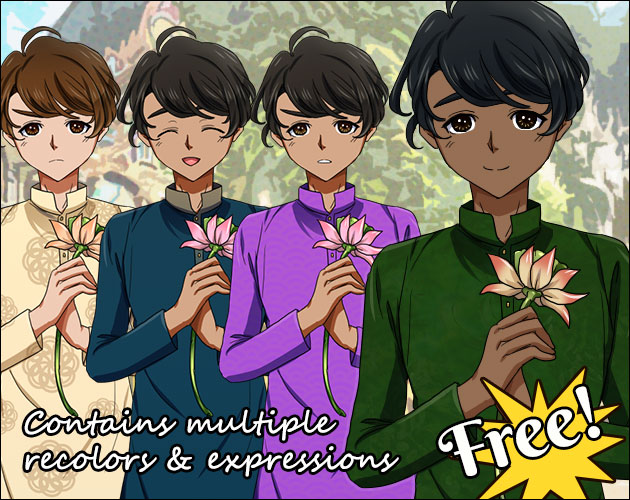 Character Pack: [GLB] Aravind - South India (Kurta) by LinXueLian