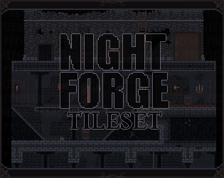 Castle Tileset - Night Forge Series by BigWander
