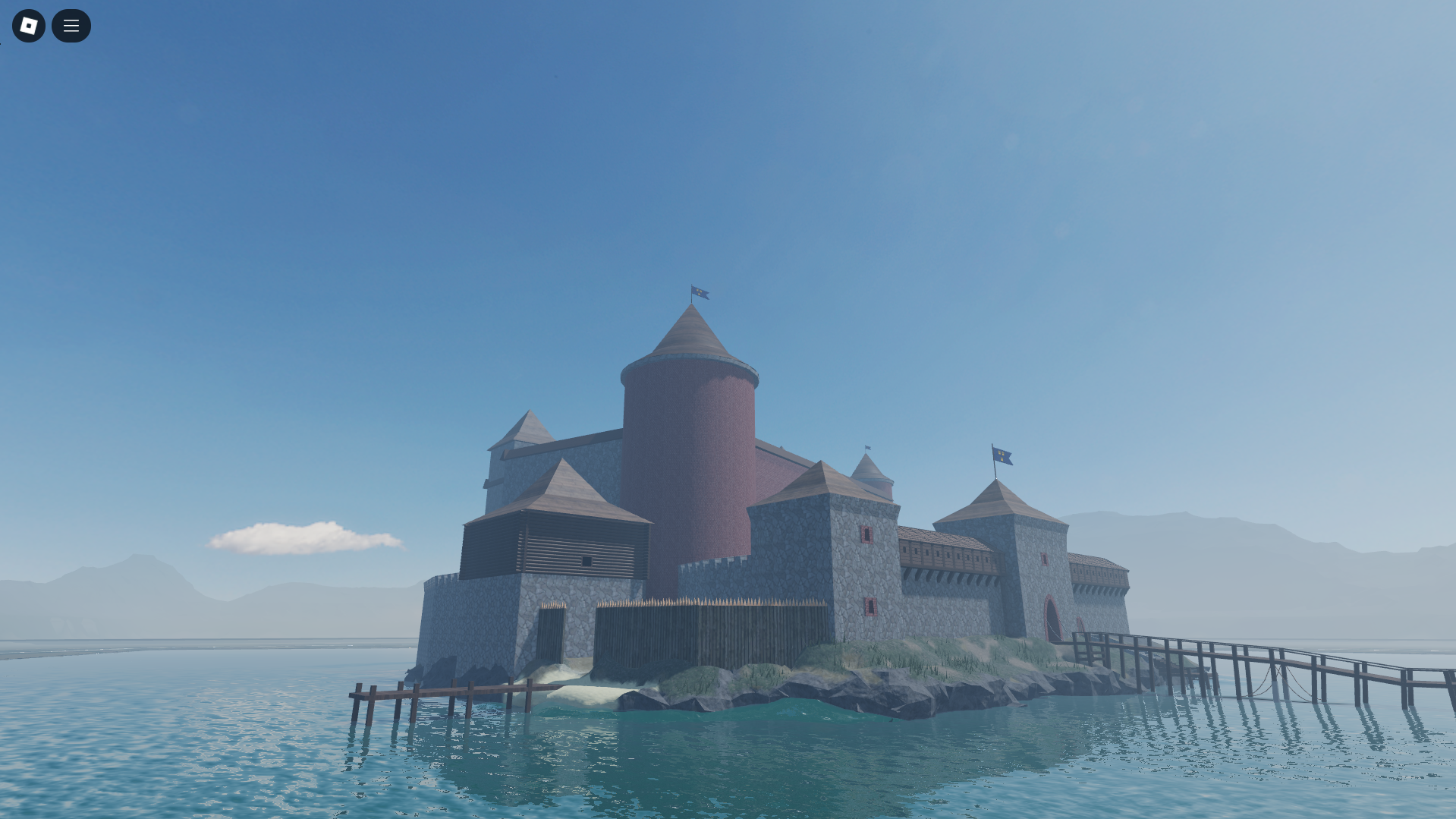 1300s Medieval Castle – Stunning Island Fortress by kwstudio.org