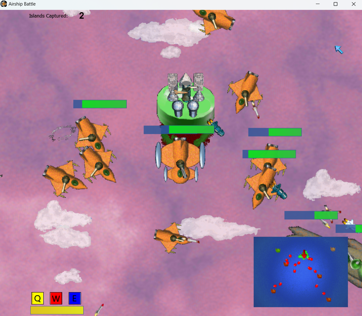 Airship Battle by Gruveloper