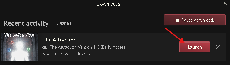ITCH.IO App Installation Procedure - The Attraction community - itch.io