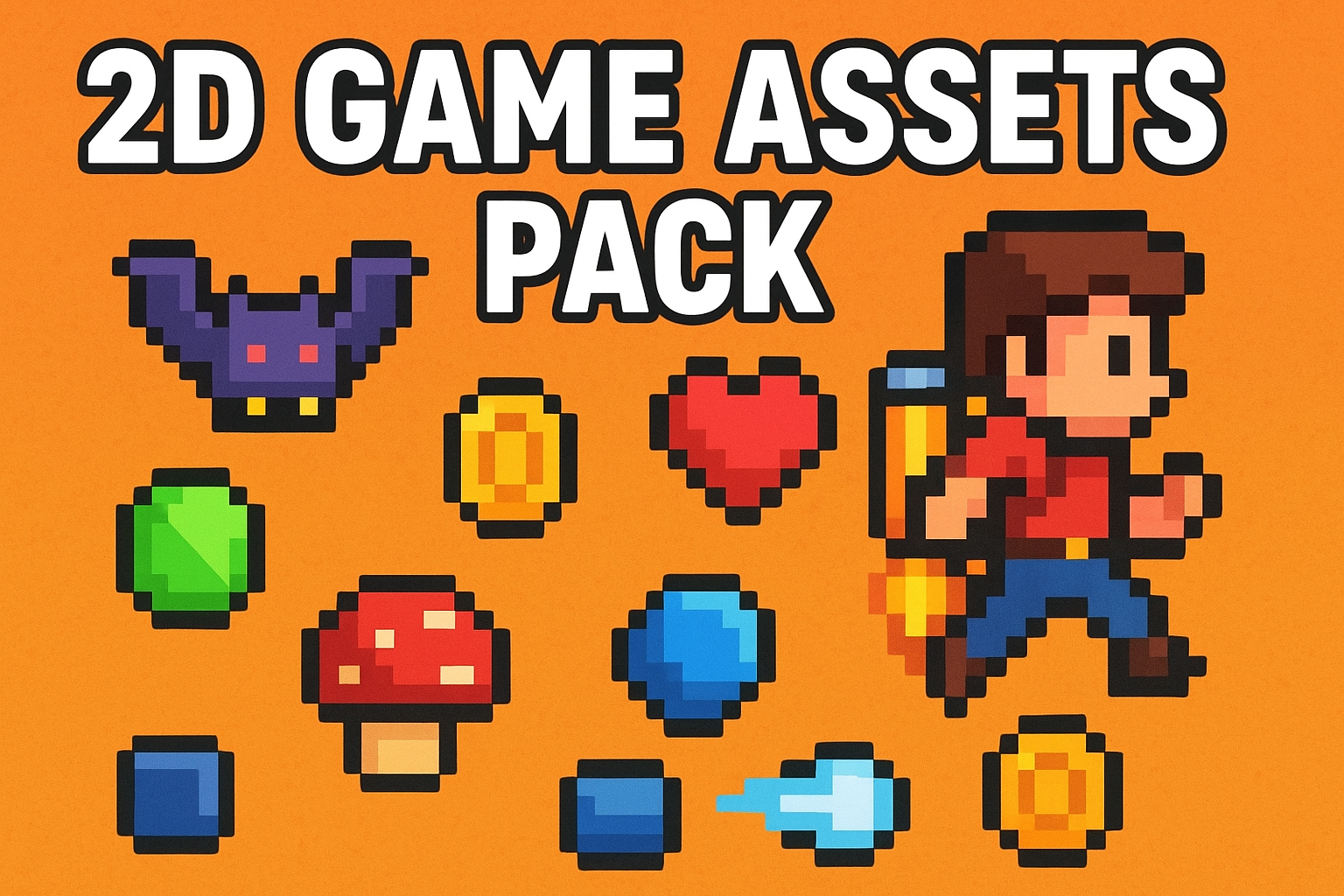 GAME ASSETS - 2D PACK by GAGGY MIGHT