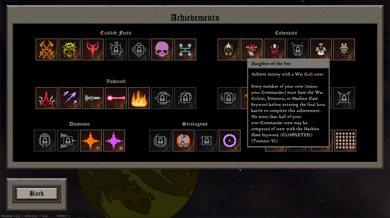 Content Update #21 - Achievements - Void War by Tundra