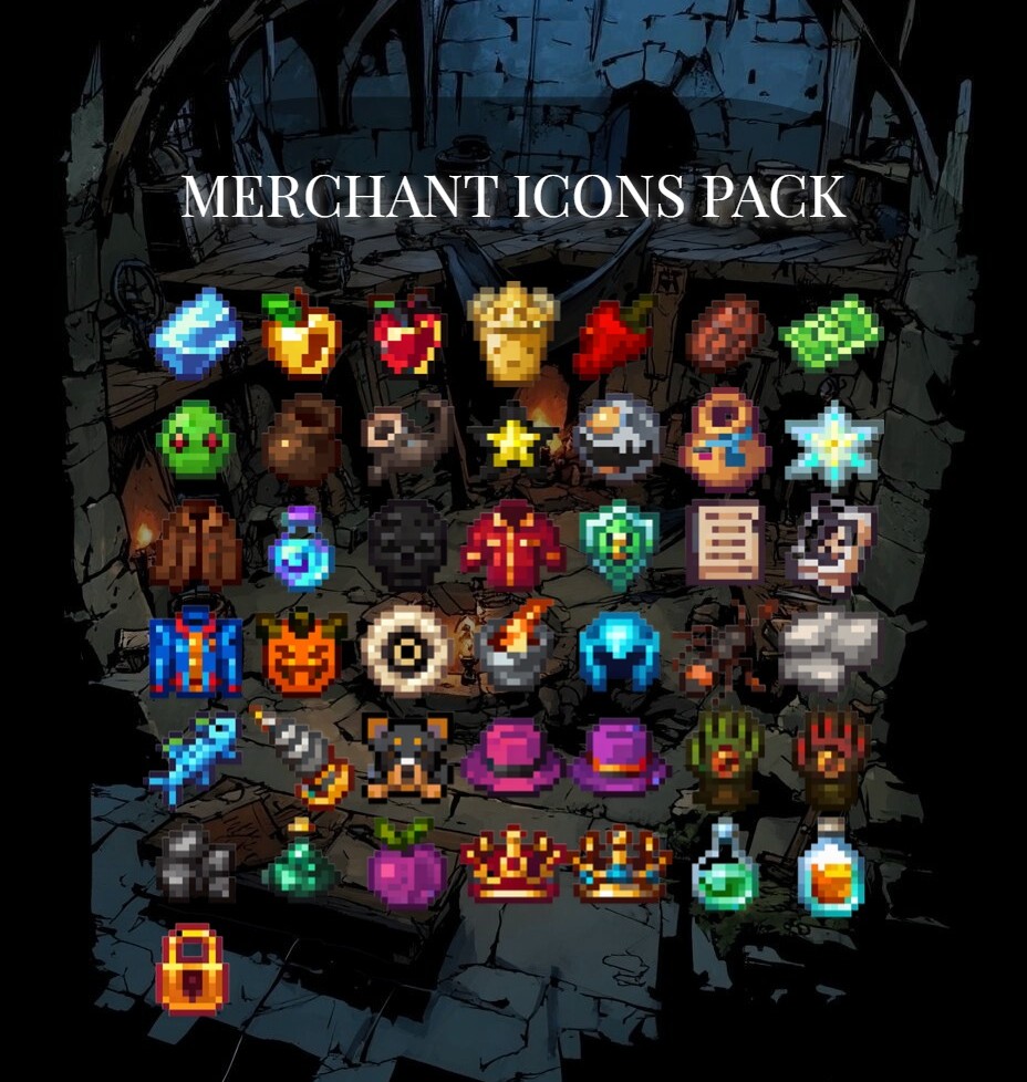 Devlog - MERCHANT_ICONS_PACK by STILL COLD GAMES