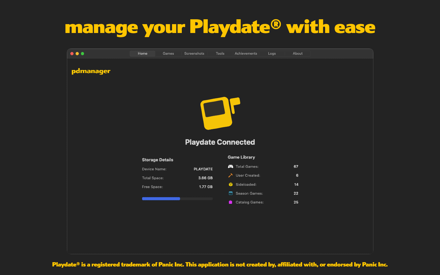pdmanager by Pixel Addict Games