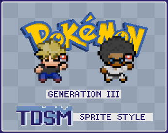 Pokémon Gen. 3 Trainer Sprite by Jordan Bunke