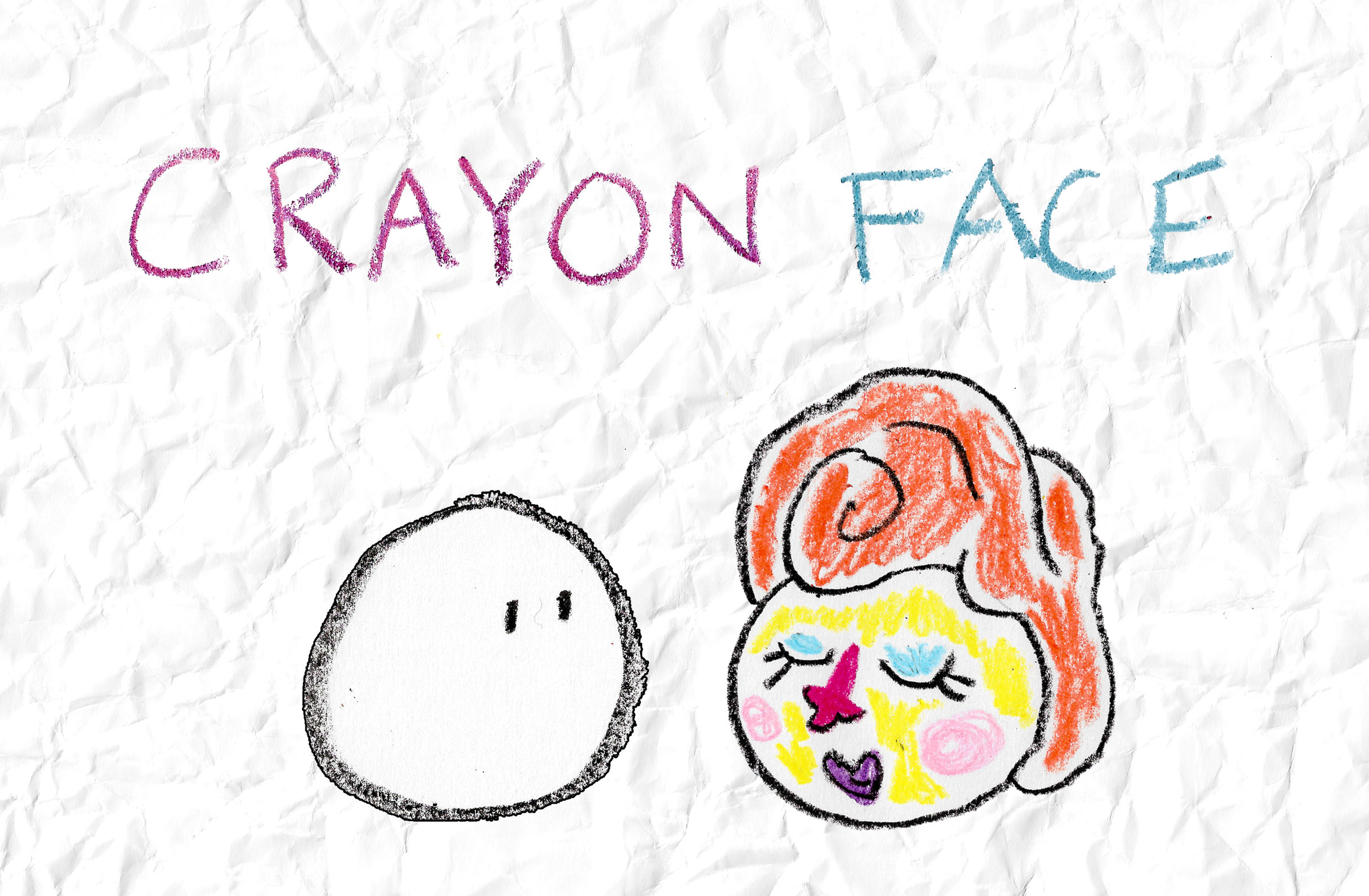 Crayon Face by zeebo