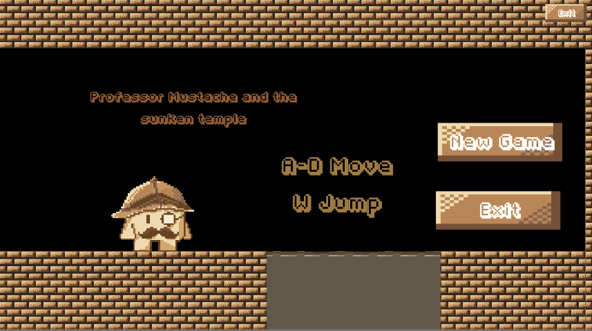 Professor Mustache and the sunken temple by palicron