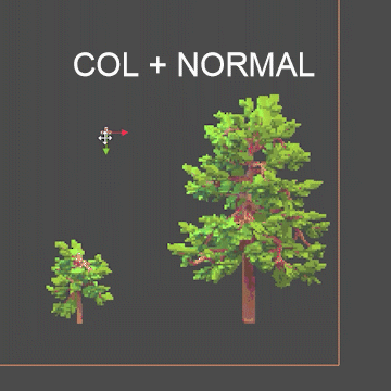 Oak Tree Pack - Looping animation + normal map by Aphyr