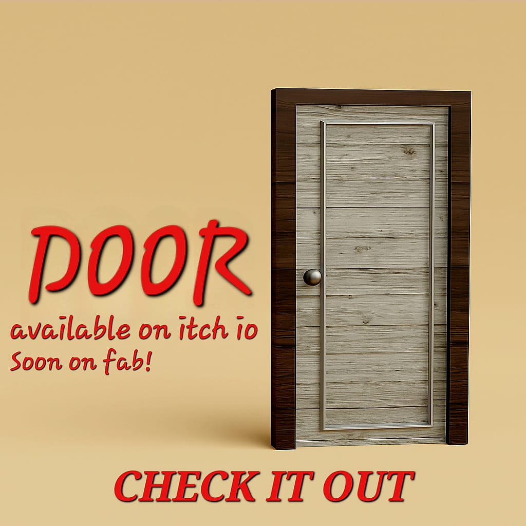 New Horror Door Asset Released - Check it out! - Door – Game Ready by ...