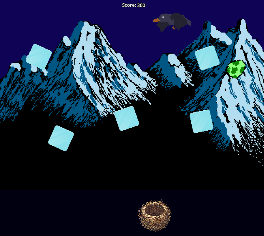 FREE Bird flying pixel art animation by ankousse26