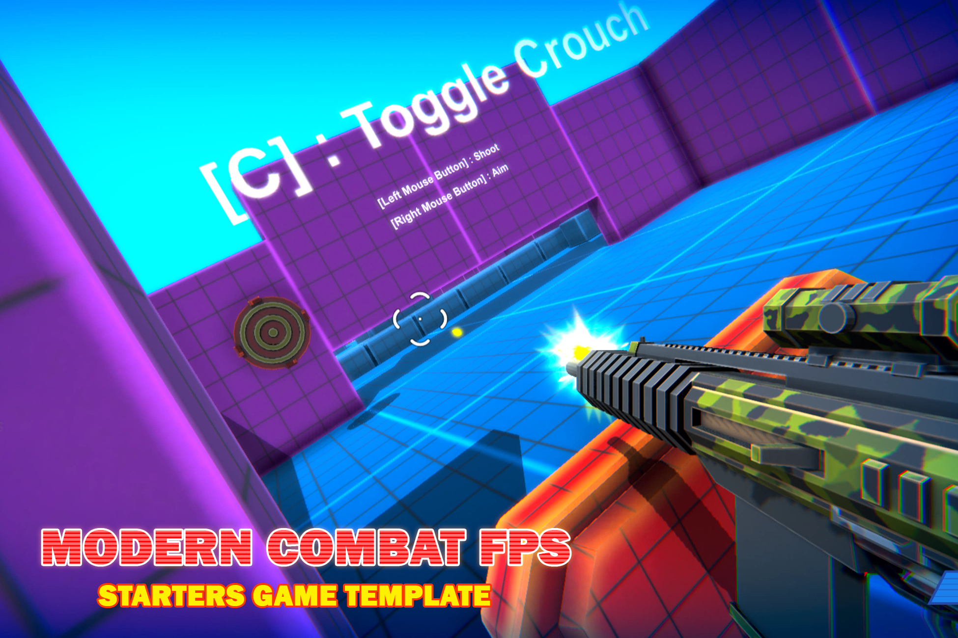Modern Combat FPS 3D - Unity Game Template by Black Rose Developers