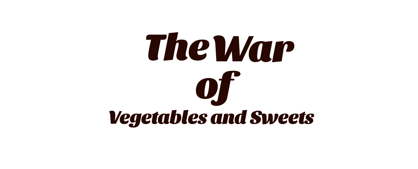 The war of vegetables and sweets by Red 1 Games